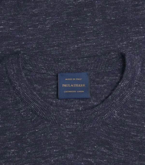 Paul & Shark Silk-cashmere-linen T-shirt