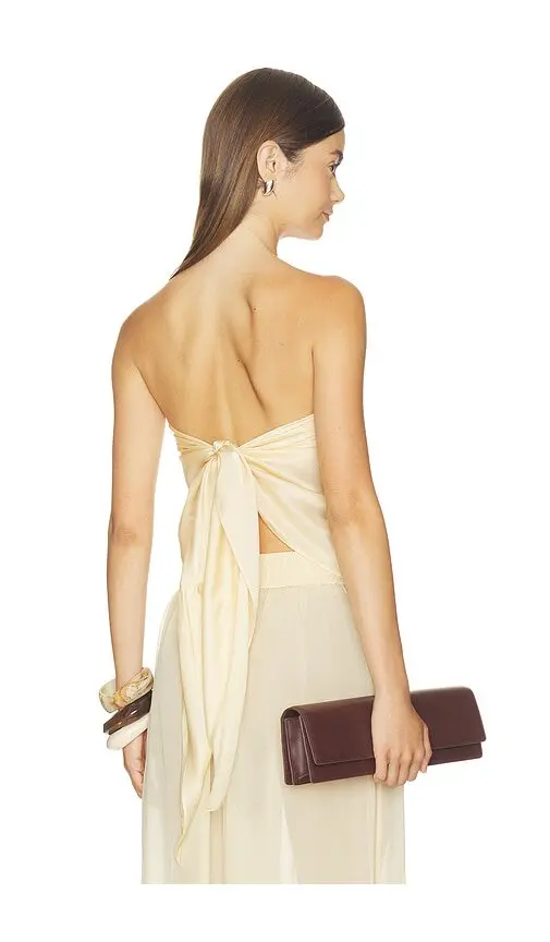 NONCHALANT LABEL Amelia Silk Scarf In . Also