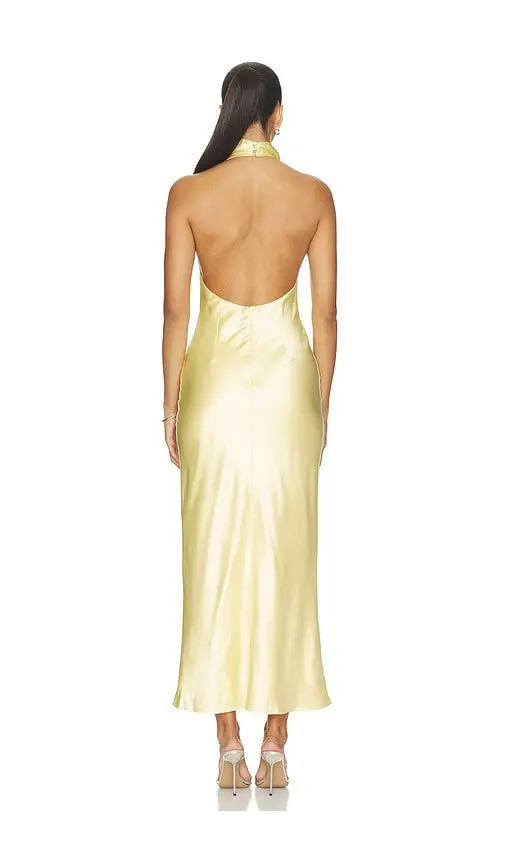 MORE TO COME Apphia Halter Maxi Dress