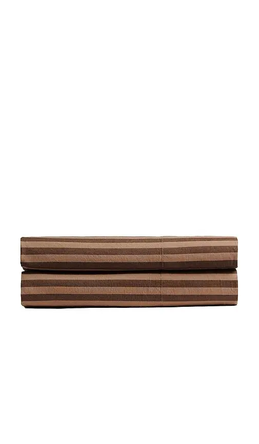 PARACHUTE Percale Fitted Sheet In . Also - Red