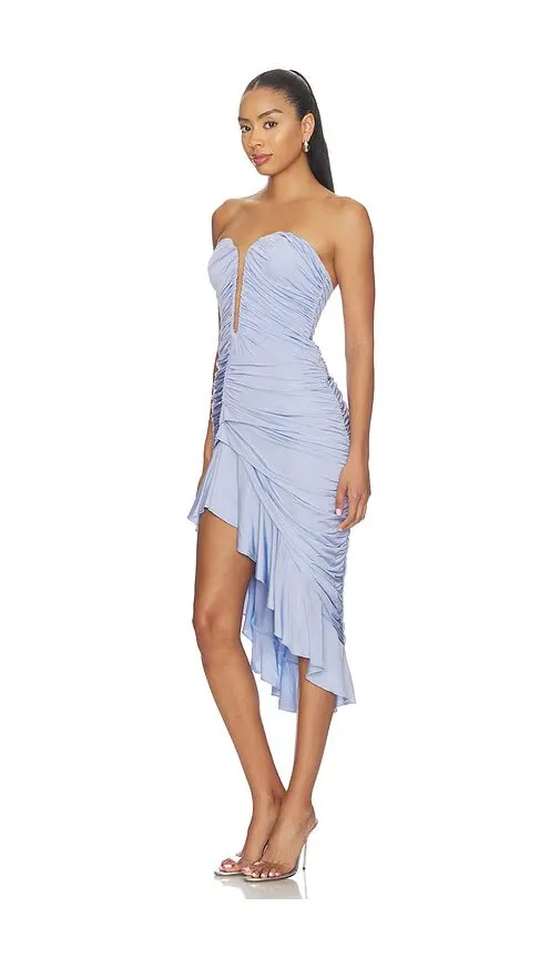 Ronny Kobo Pearlina Strapless Ruched Gown