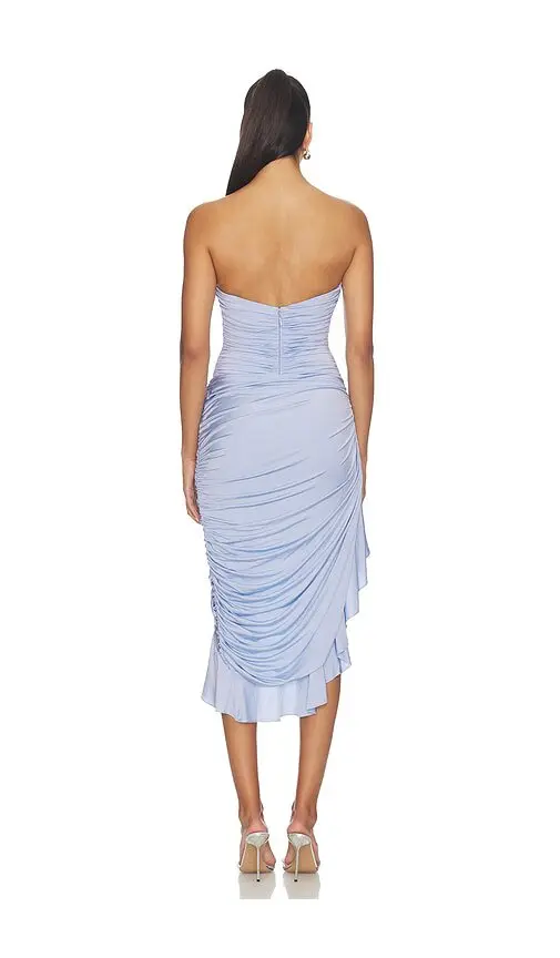 Ronny Kobo Pearlina Strapless Ruched Gown