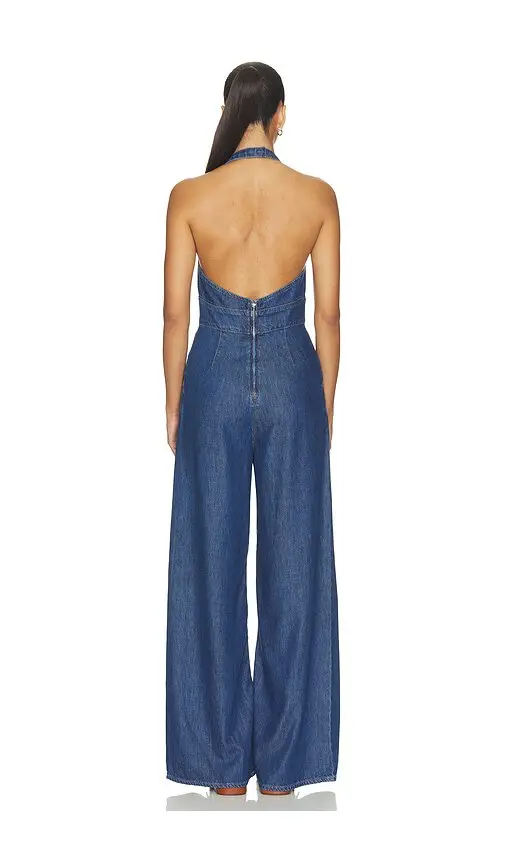 Paige Halter Neck Wide Leg Jumpsuit