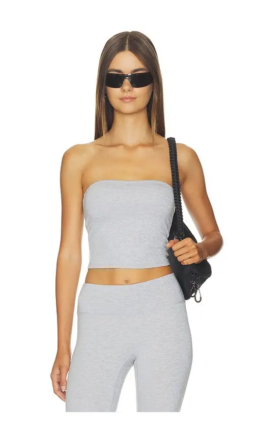WELLBEING + BEINGWELL Light Camden Tube Top - Grey