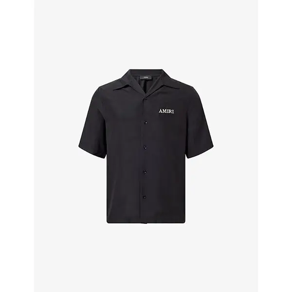 Amiri Logo-embroidery Camp Woven Shirt