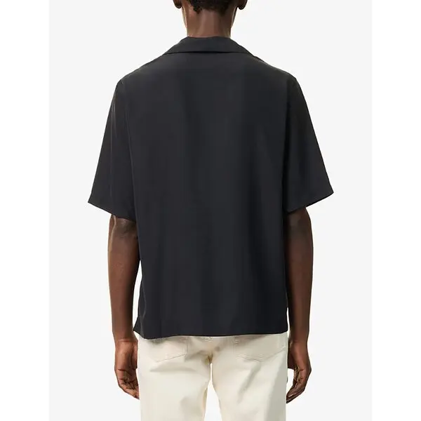 Amiri Logo-embroidery Camp Woven Shirt