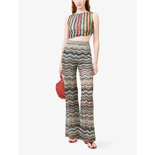 Missoni Zig-zag Sleeveless Knitted Top
