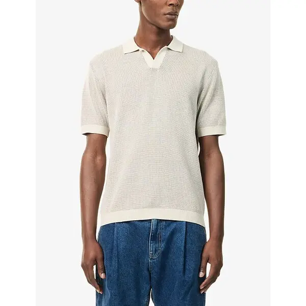 RAITH Oscar Contrast-trim Cotton-knit Polo Shirt
