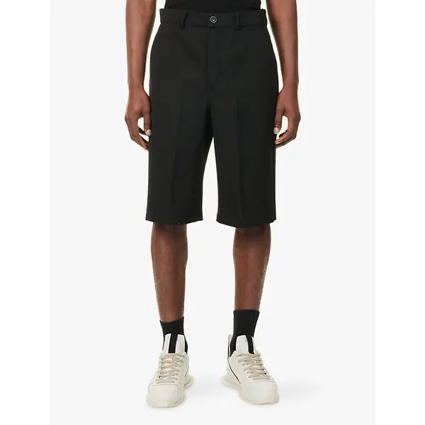 Rick Owens Work Straight-leg Wool Shorts