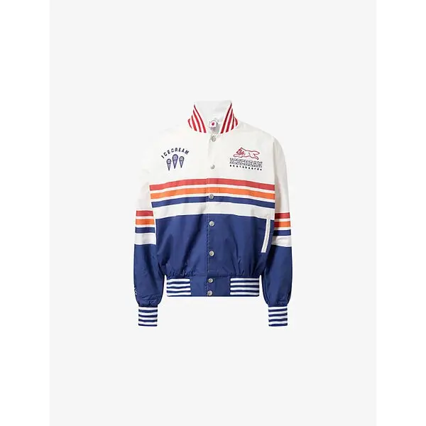 ICECREAM Logo-embroidered Cotton Bomber Jacket