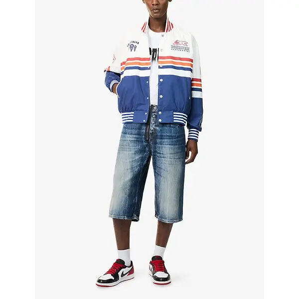 ICECREAM Logo-embroidered Cotton Bomber Jacket