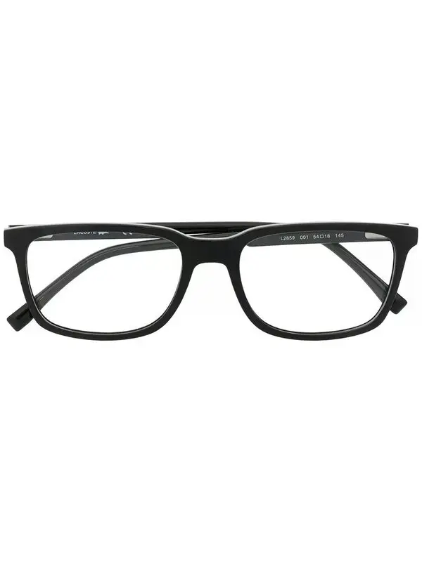 Lacoste Square Frame Eyeglasses - Black