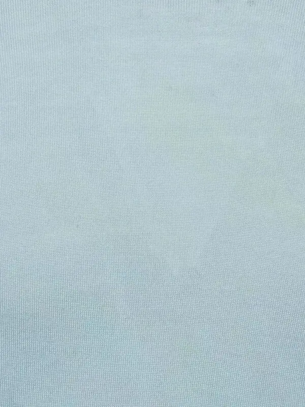 Burberry Merino Wool Crew Neck Sweatshirt With Check Elbow Patches