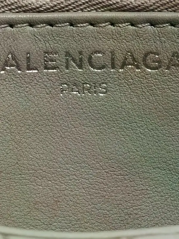 Balenciaga Quilted Logo Shoulder Bag