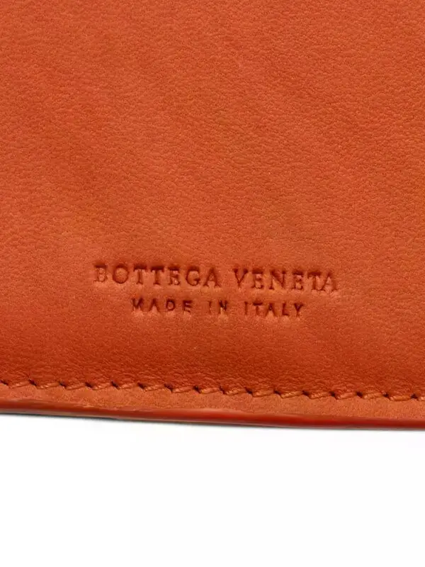 Bottega Veneta 2008 Intrecciato Flap Wallet - Orange