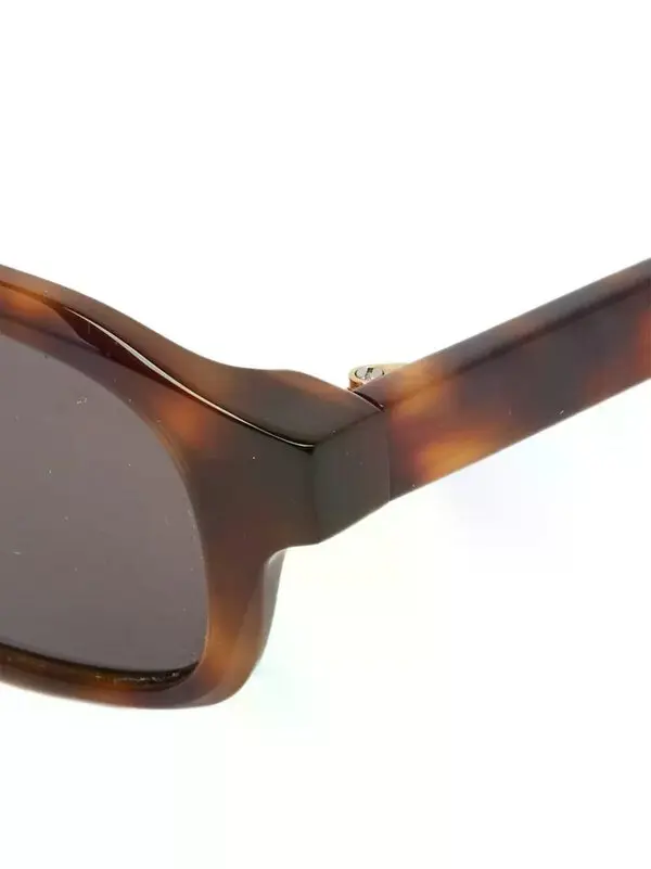 FLATLIST Hanky Rectangular Sunglasses In Tortoiseshell