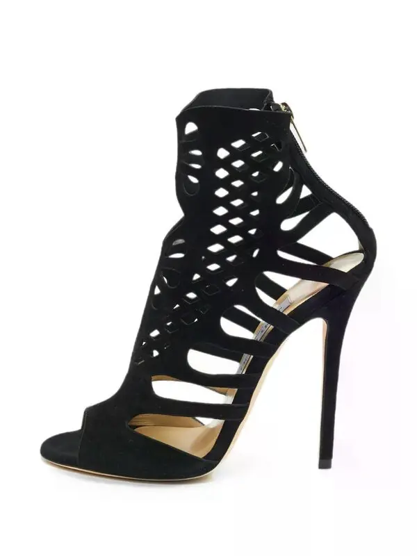 JIMMY CHOO Imogen Laser-cut Stiletto Sandals