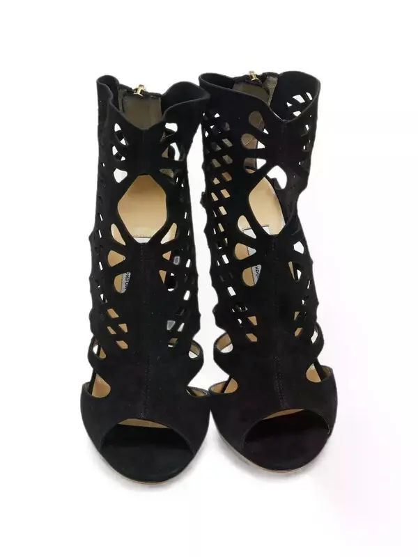 JIMMY CHOO Imogen Laser-cut Stiletto Sandals