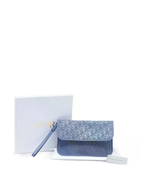 Dior Embossed Logo Pouch