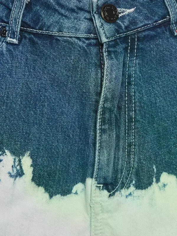 MAX&CO. Bleached-effect Denim Shorts