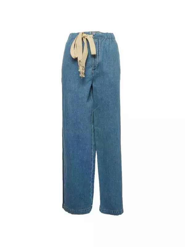 Loewe Tied-waist Wide-leg Jeans