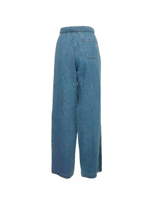 Loewe Tied-waist Wide-leg Jeans