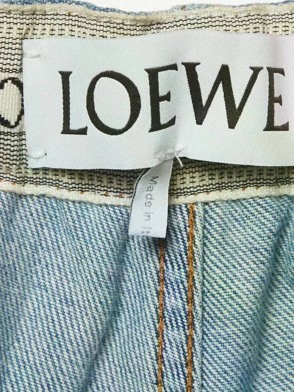 Loewe Tied-waist Wide-leg Jeans