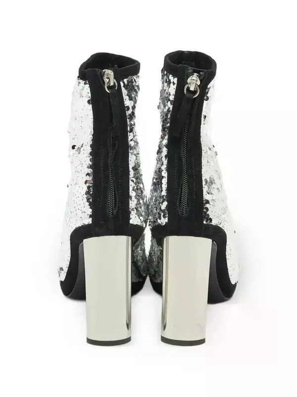 GIUSEPPE ZANOTTI Sequinned Ankle Boots