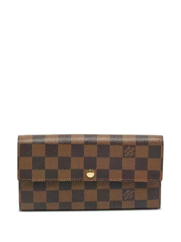 LOUIS VUITTON 2011 Sarah Damier Ebène Wallet