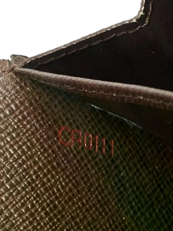 LOUIS VUITTON 2011 Sarah Damier Ebène Wallet