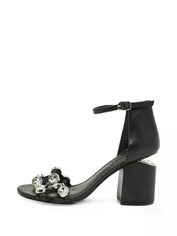 Alexander Wang Abby Crystal-embellished Sandals - Black