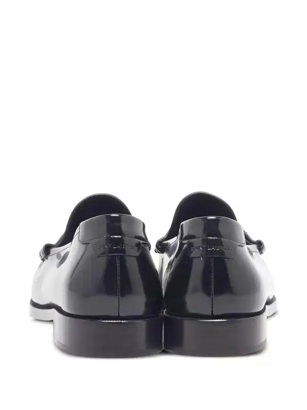 Saint Laurent Leather Penny Loafers