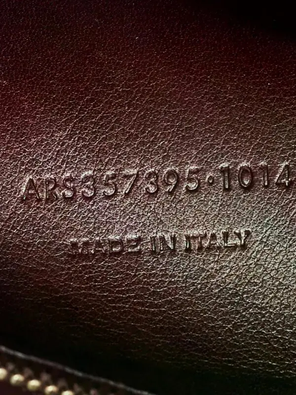 Saint Laurent Small Cabas Monogram Leather Tote Bag - Brown