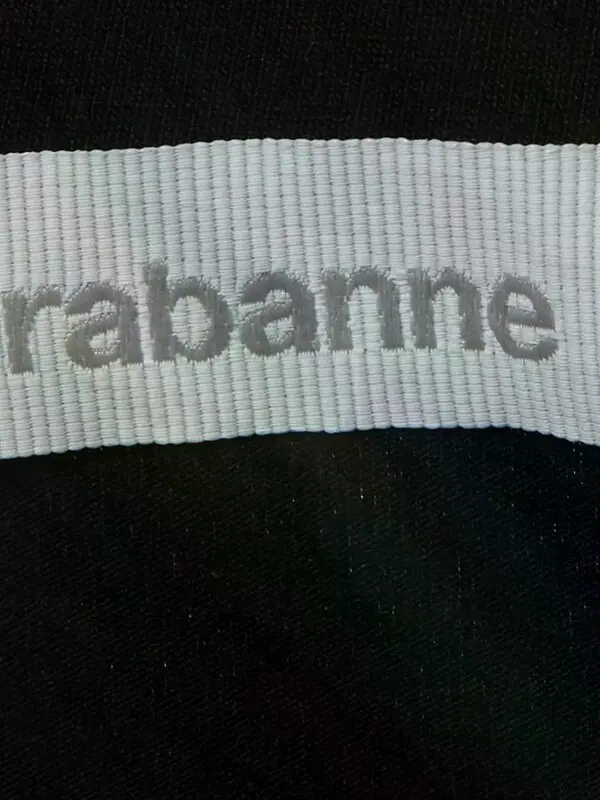 Rabanne Ruched Asymmetric Mini Skirt