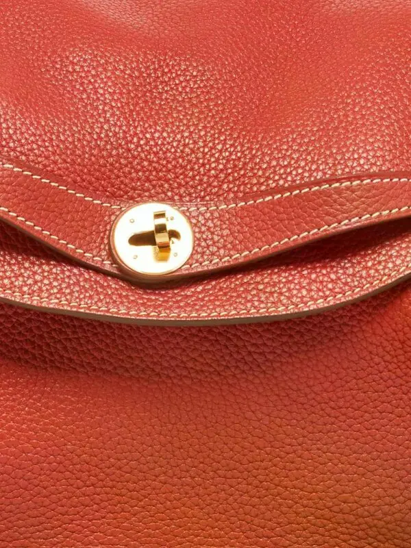 Hermès Lindy 34 Leather Shoulder Bag - Red