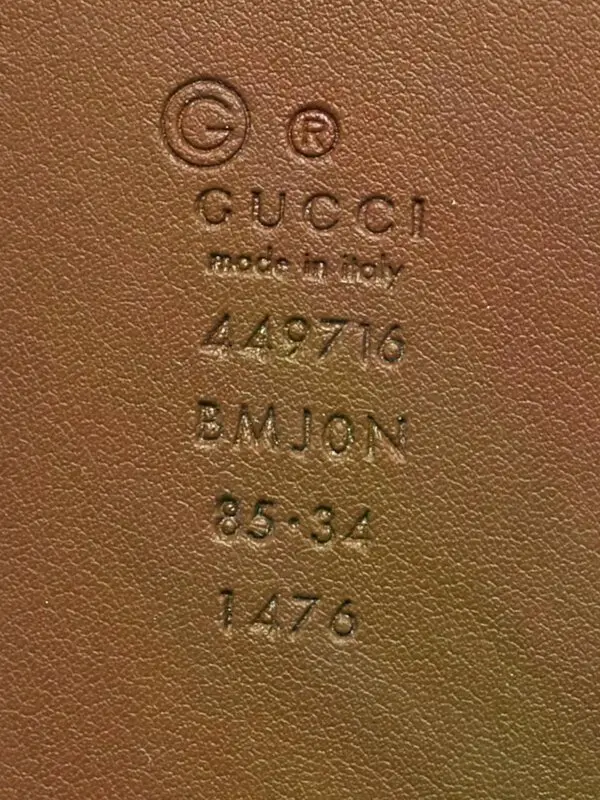 Gucci Microguccissima Belt