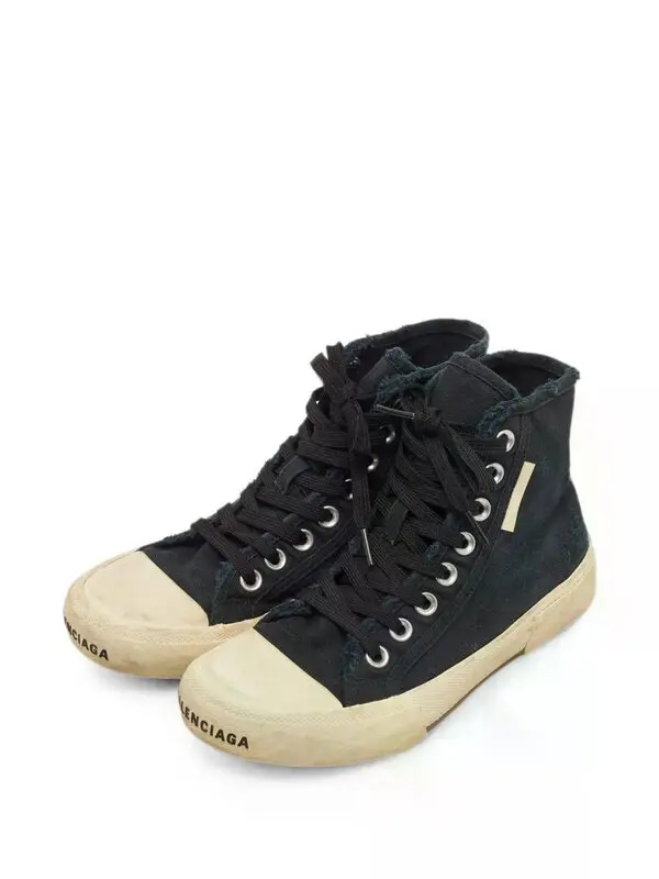 Balenciaga High Top Canvas Sneakers
