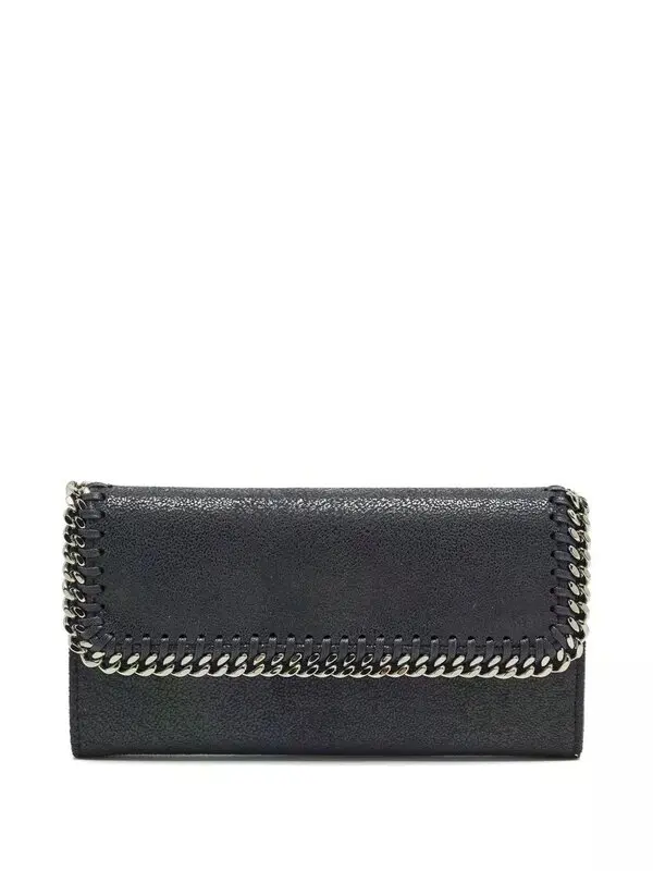 Stella McCartney Falabella Chain-trim Wallet - Blue