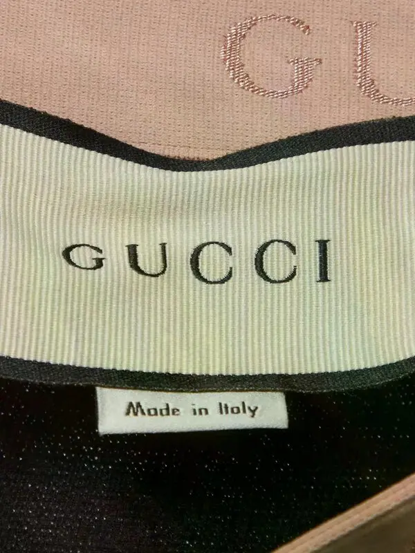 Gucci Logo Waistband Pencil Midi Skirt