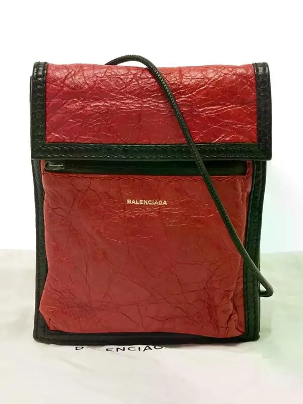 Balenciaga Explorer Leather Crossbody Bag