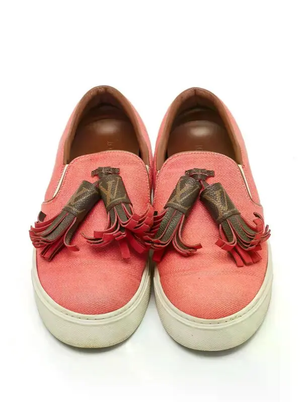 LOUIS VUITTON Destination Tassel Slip-on Sneakers