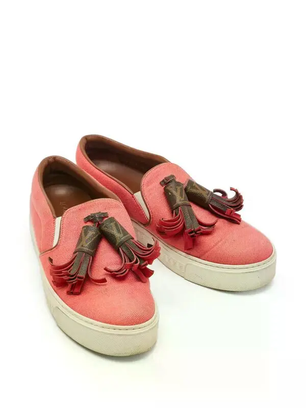 LOUIS VUITTON Destination Tassel Slip-on Sneakers