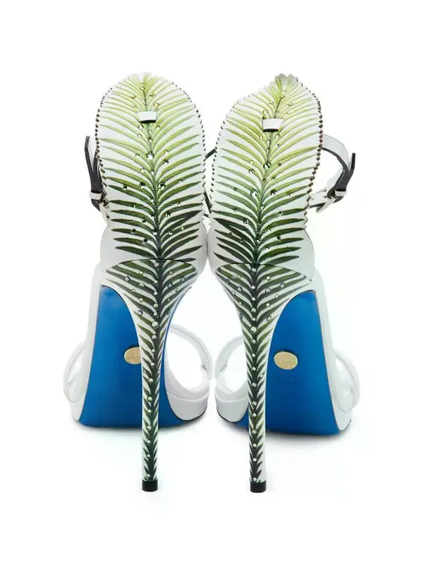 LORIBLU Embellished Stiletto Sandals