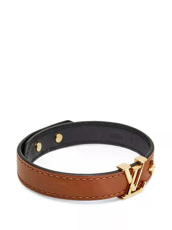 LOUIS VUITTON Iconic Leather Bracelet - Brown