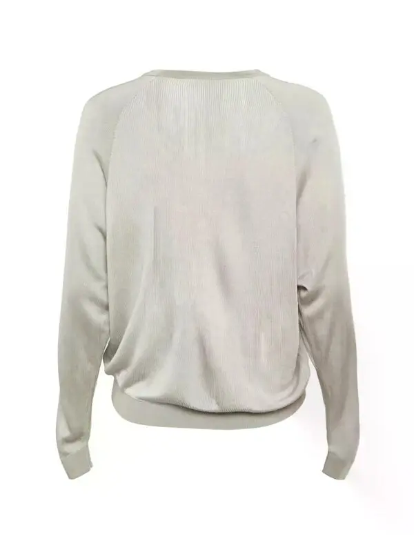 Emporio Armani Logo Jacquard Crew Neck Sweater