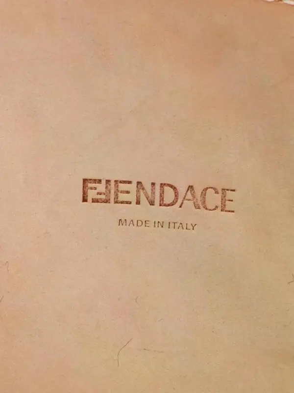 Fendi Fendace Crystal Embellished Wide Belt