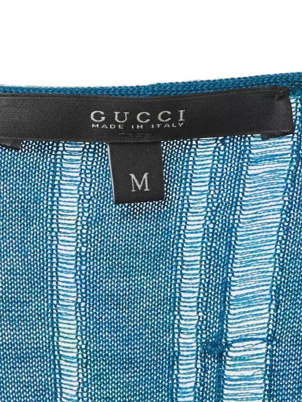Gucci Rib-knit V-neck Tank Top
