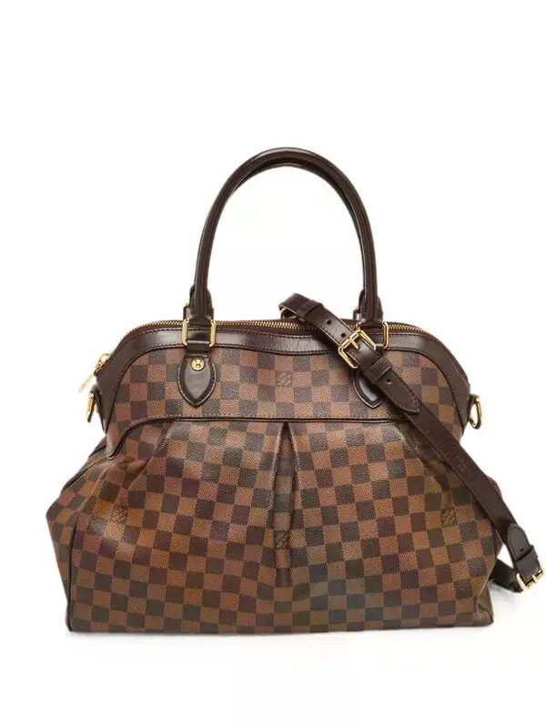 LOUIS VUITTON Trevi Gm Damier Ebene Handbag - Brown