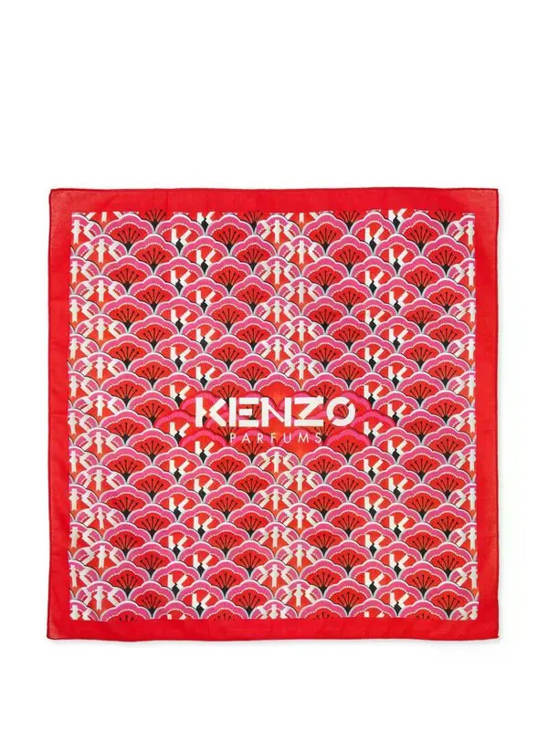 Kenzo Logo-print Square Scarf