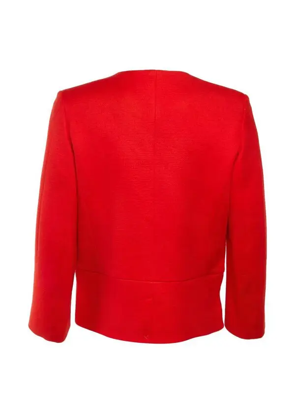 Sandro Zip-front Textured Cotton Jacket
